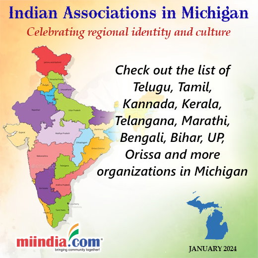 Indian Associations in Michigan – Celebrating regional identity and culture