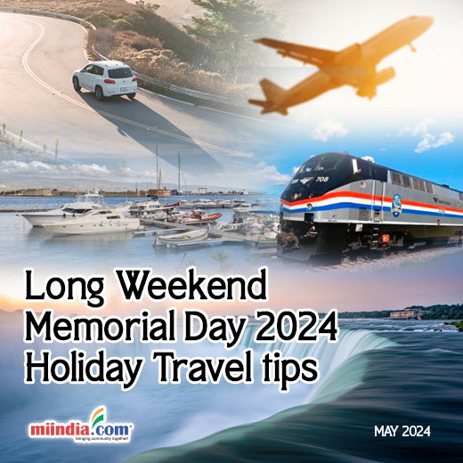 Long weekend Memorial Day 2024 Holiday Travel tips